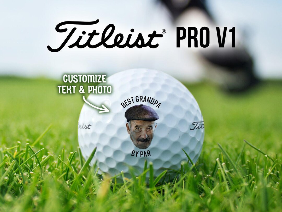 Custom Photo & Text Golf Balls | Personalized Golf Gift | Titleist ...