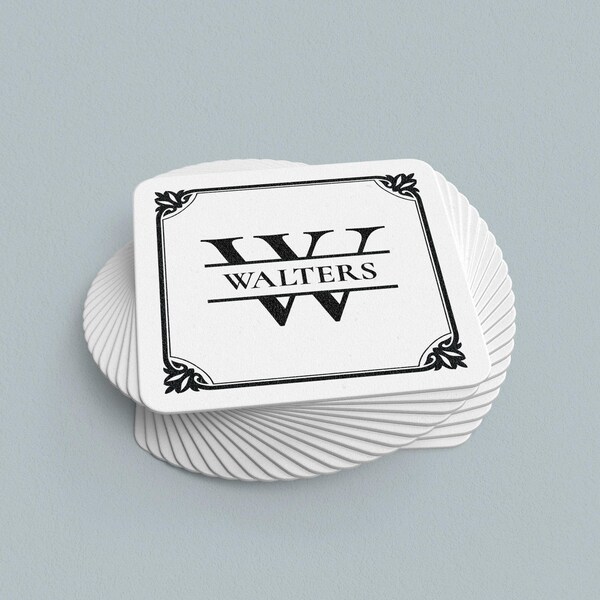 Letter Coaster - Etsy