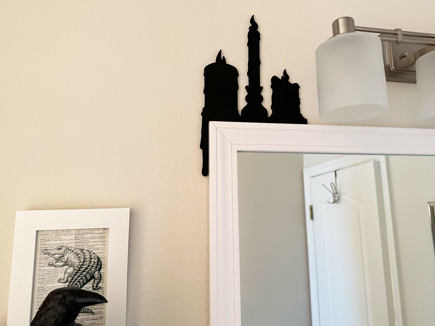 Melting Wax Candle Door Frame Topper | Halloween Door Corner Decoration ...