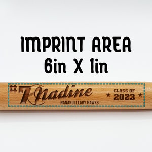 Personalized Player Number & Team Mini Bat Laser Engraved Bat Baseball ...