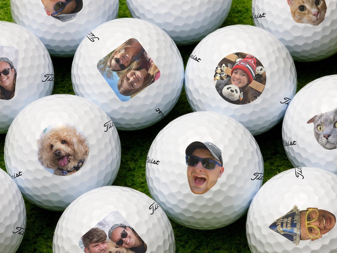 Personalized Photo Golf Balls | Custom Golf Gift for Dad | Father's Day ...
