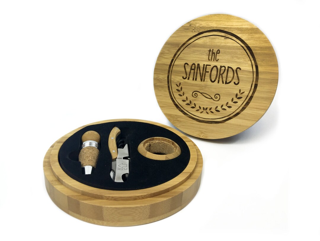 Personalized Wine Tool Set - Custom Etched Wine Gift Set - Perfect for ...