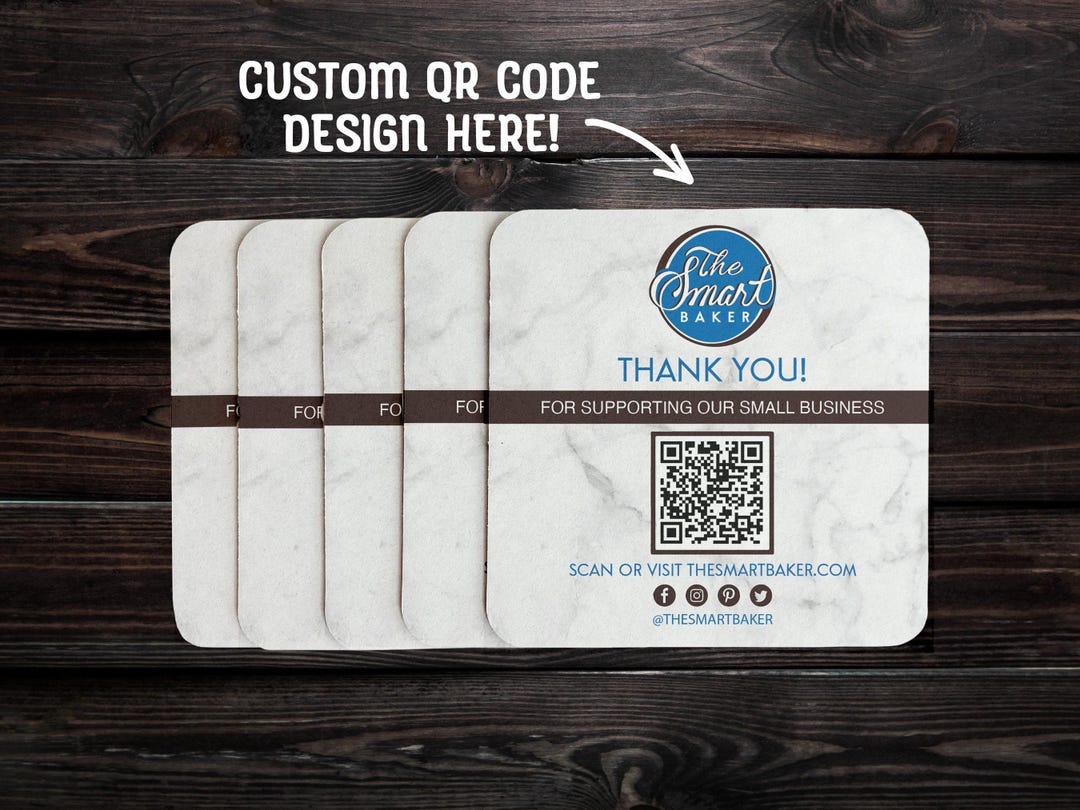 Your QR Code Coasters | Great for Businesses, Bars, Weddings, Events ...