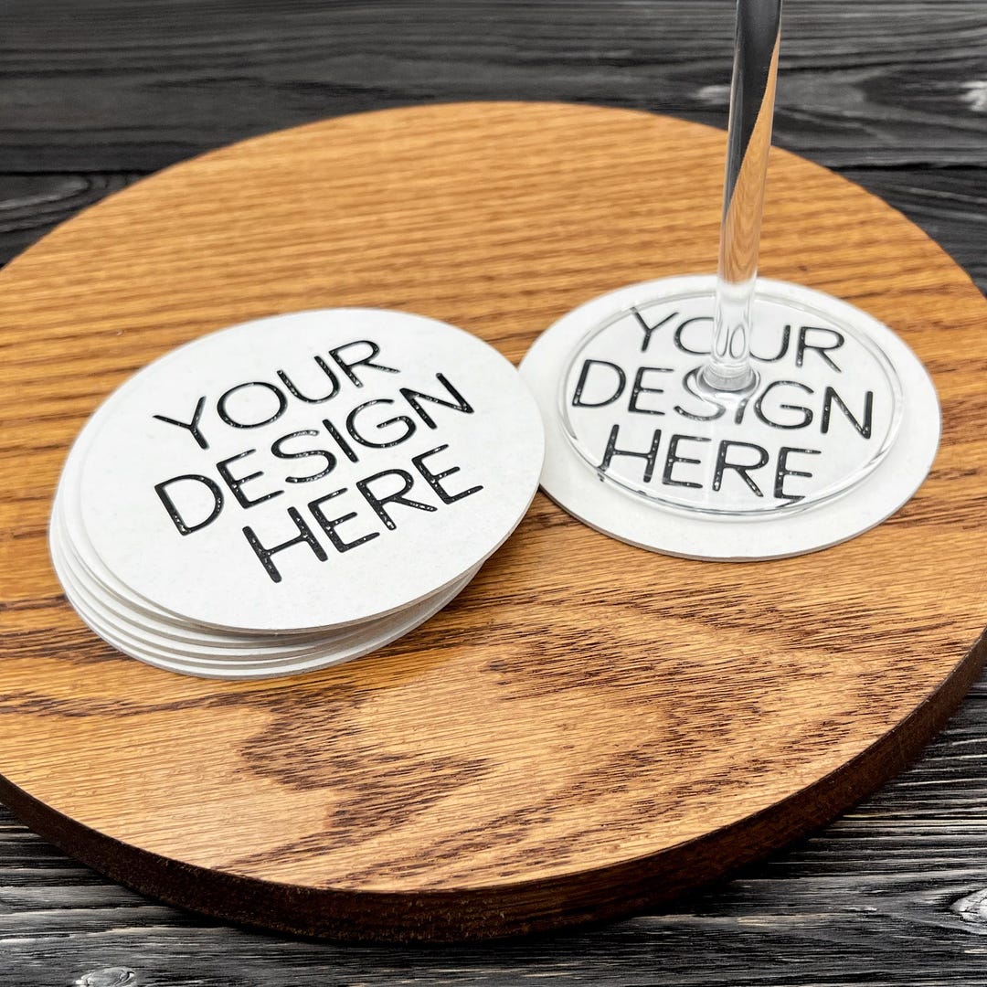 Custom Paper Coasters | Personalized Coasters for Weddings, Corporate ...