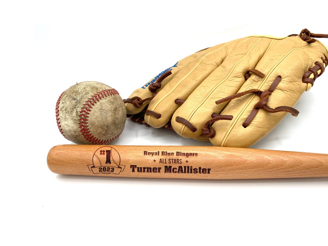 Personalized Baseball Team Mini Bat | Laser Engraved Wooden Bat ...