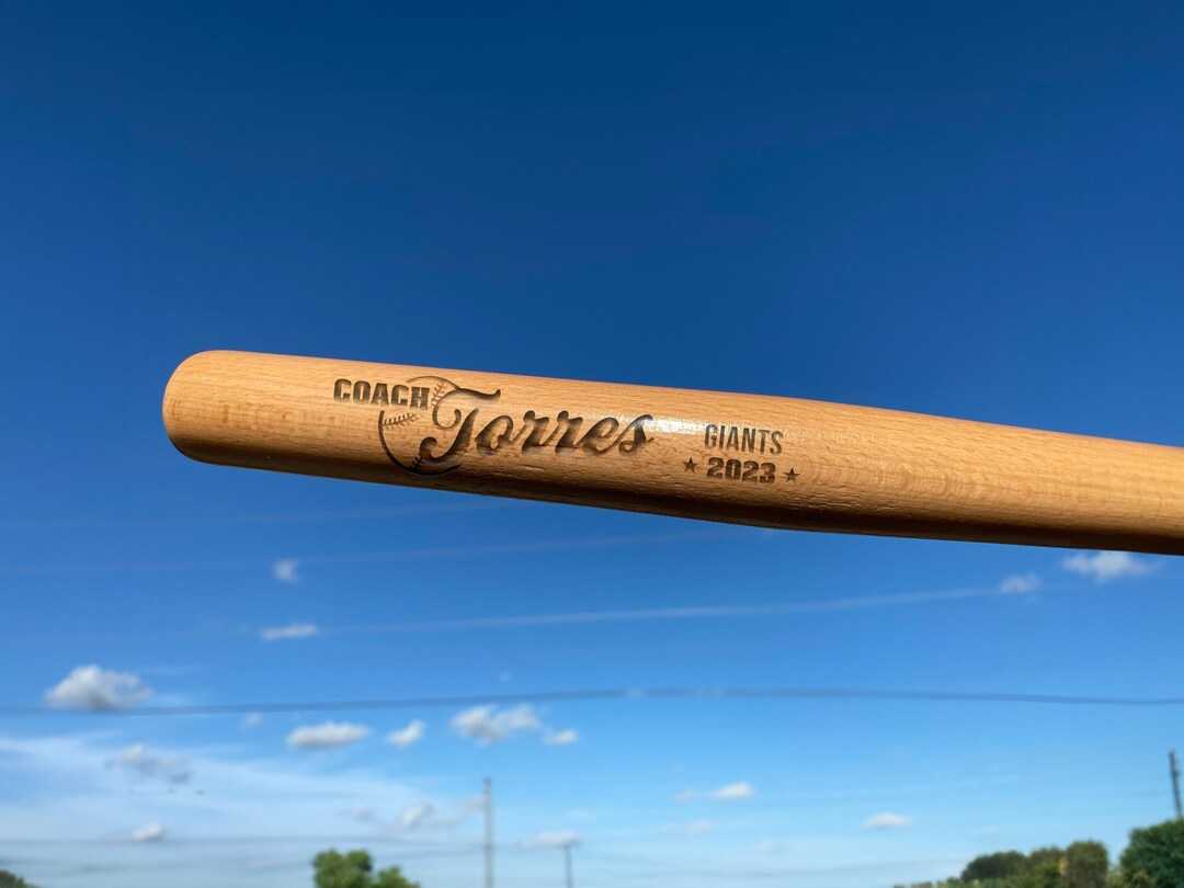 Custom Baseball Coach Award Mini Bat | Laser Engraved Wooden Bat ...