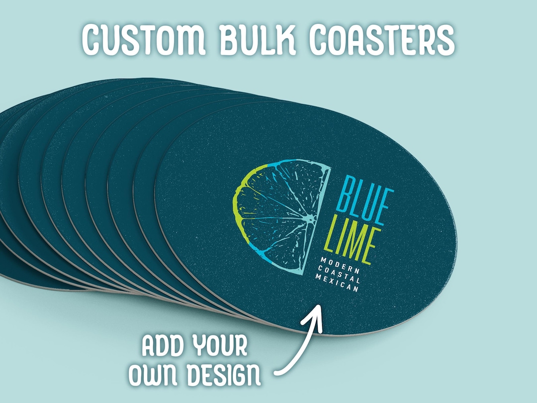 Custom Bulk Coasters | Personalized Paper Coasters | Wholesale Custom ...