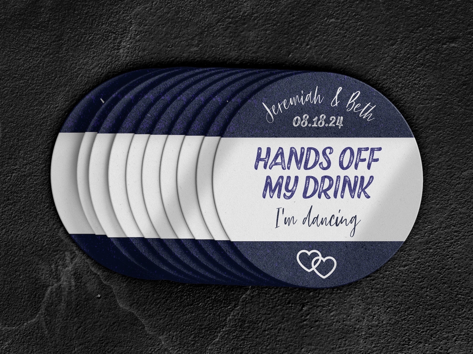 Personalized Funny Drink Cover Wedding Coasters Don't - Etsy