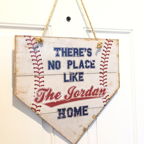 Wooden Baseball Sign - Etsy