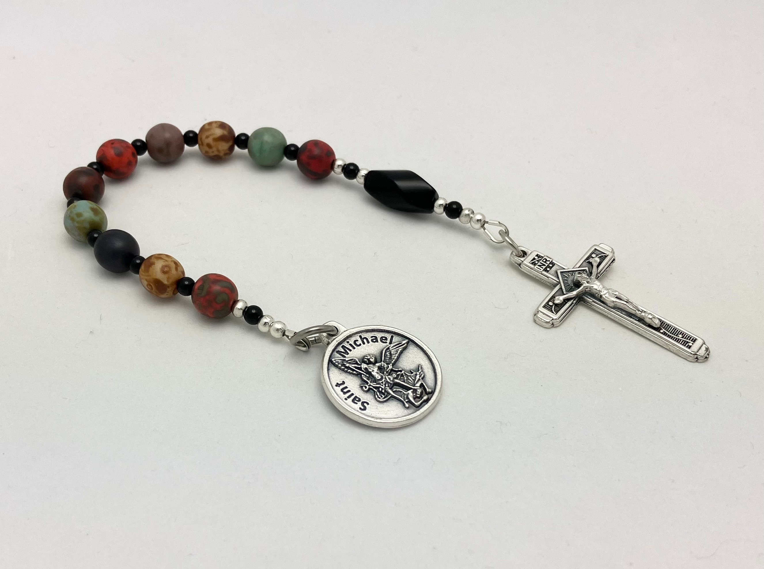 St. Michael the Archangel Roman Catholic Single Decade Chaplet - Etsy