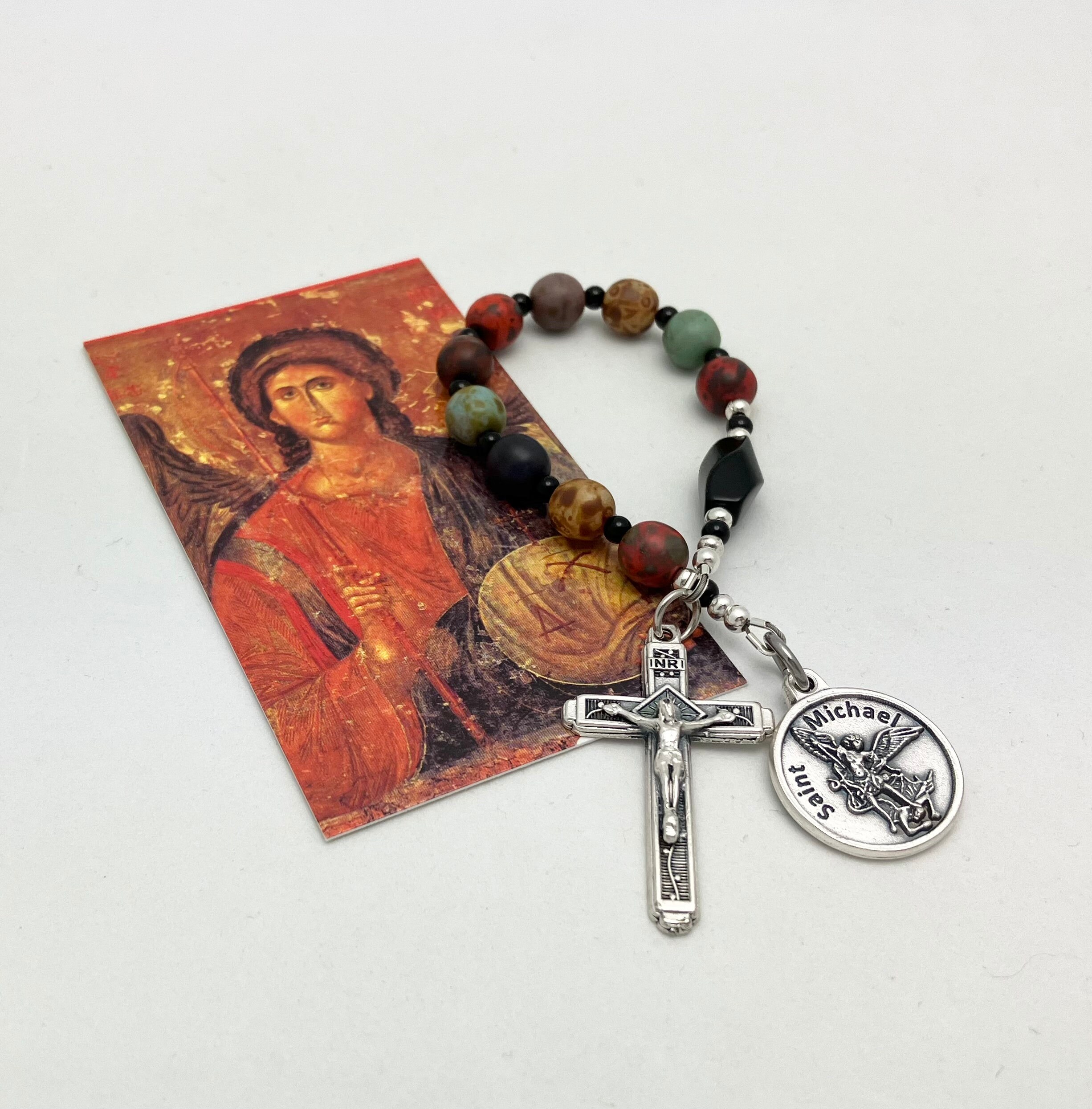 St. Michael the Archangel Roman Catholic Single Decade Chaplet - Etsy