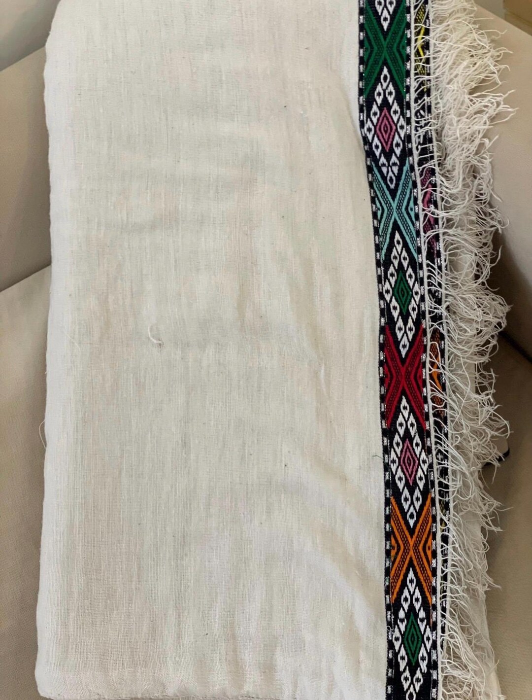 Ethiopian & Eritrean Gabi Wrap | Handmade Cultural Cotton Throw - Etsy