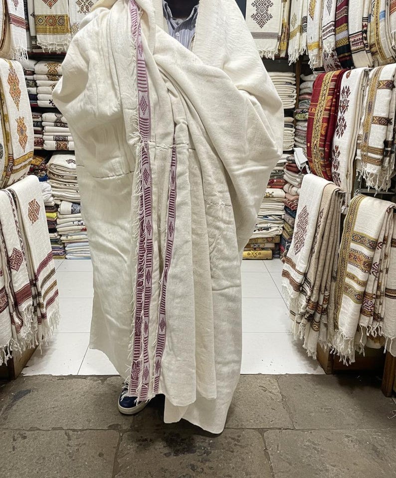 Ethiopian & Eritrean Gabi Wrap | Handmade Cultural Cotton Throw - Etsy