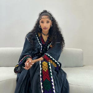 Traditional Ethiopian Kemis | Handwoven Cultural Dress for Women - Etsy