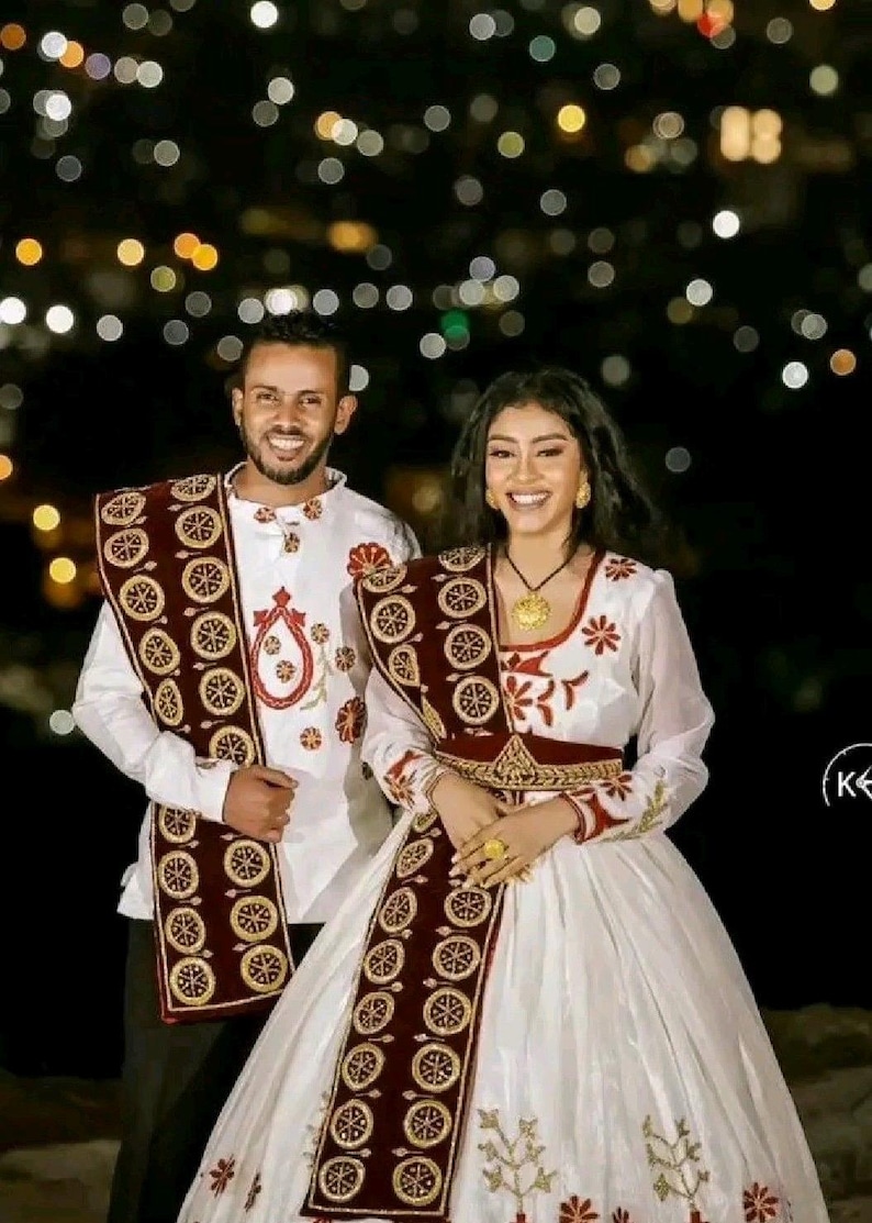 Traditional Ethiopian Kaba (qaba) – Wedding & Church Ceremonial Wear - Etsy