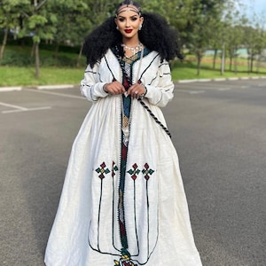Traditional Ethiopian Kemis | Handwoven Cultural Dress for Women - Etsy