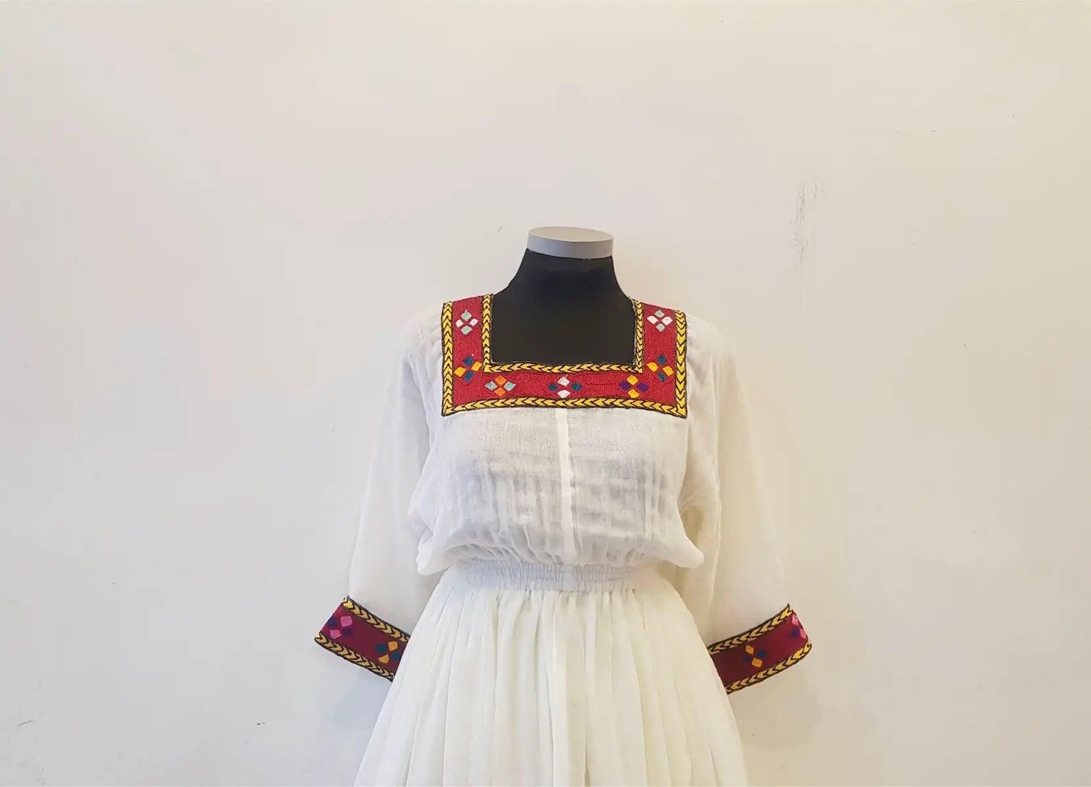 Traditional Ethiopian Kemis | Handwoven Cultural Dress for Women - Etsy