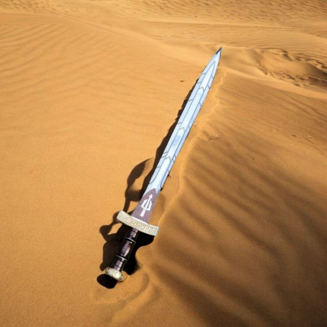 Hand-forged Riptide Sword Replica – Anaklusmos From Percy Jackson ...