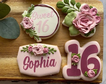 Sweet 16 Cookies | Etsy