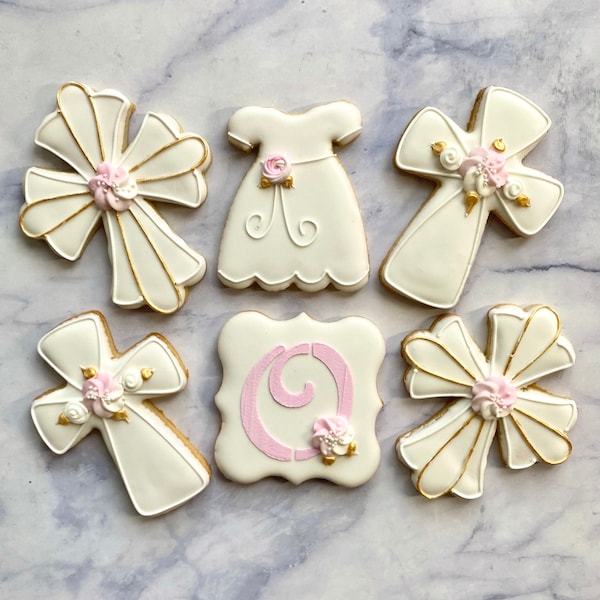 Christening Cookie - Etsy