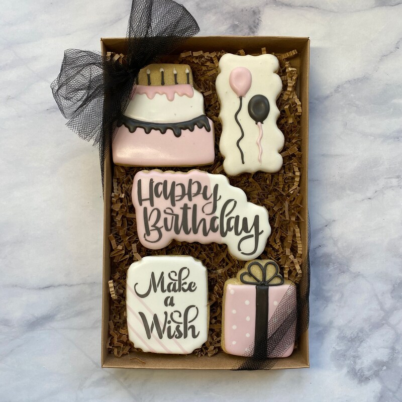 Birthday Cookies - Etsy