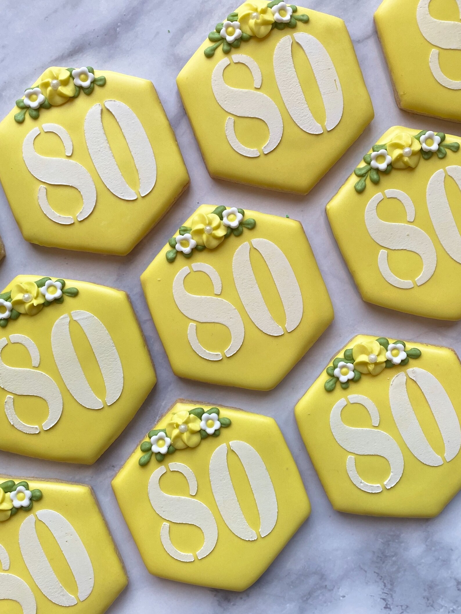 1 Dozen 30 40 50 60 70 Birthday Number Cookies Birthday - Etsy