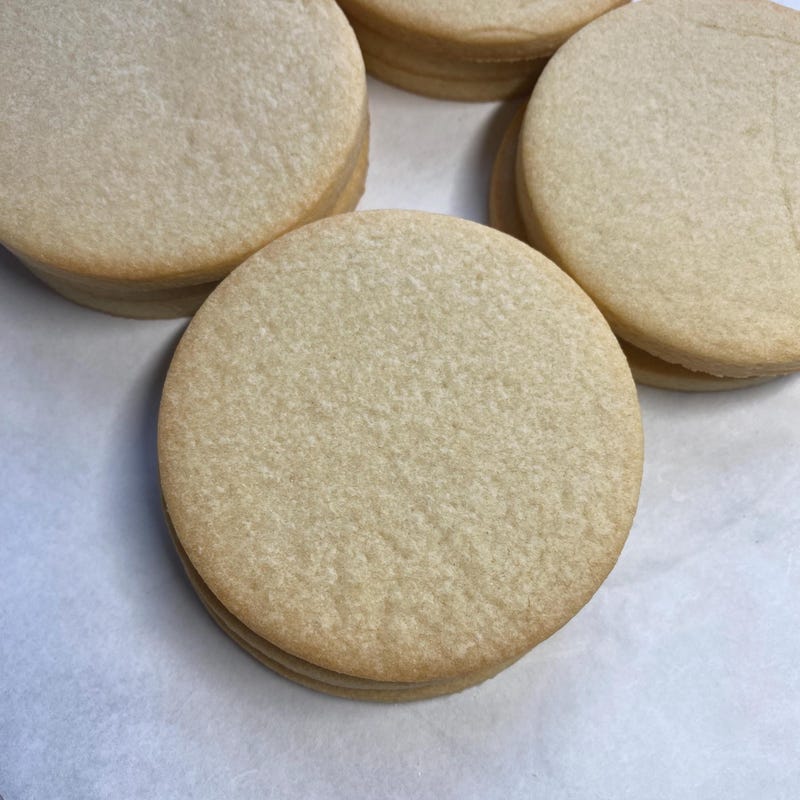 Undecorated Sugar Cookies - Etsy