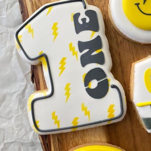 1 Dozen - Personalized One Happy Dude Cookies, 1st Year Birthday ...