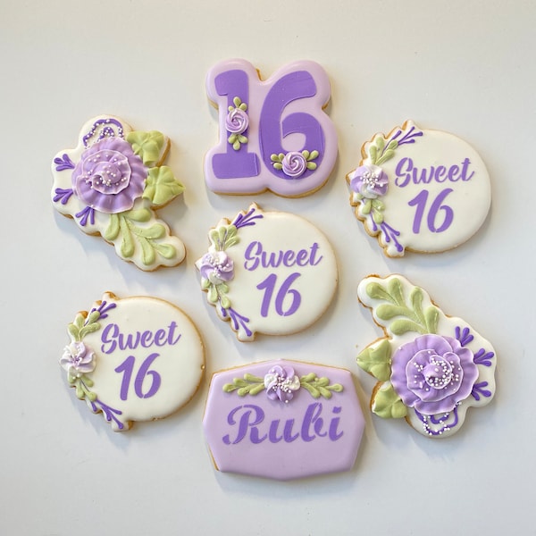 Sweet 16 Cookies - Etsy