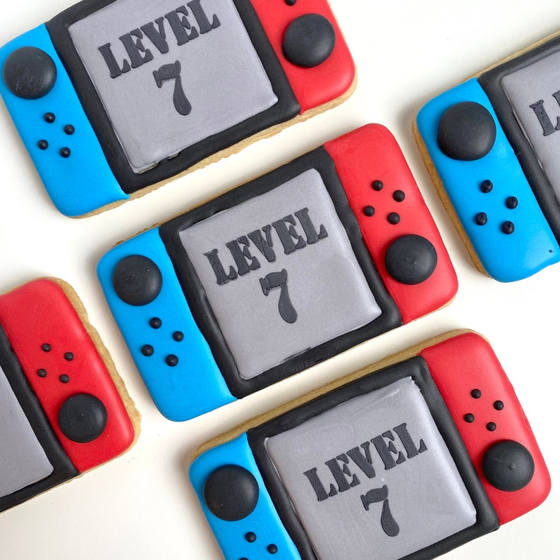 1 Dozen Video Game Controller Cookies Switch Controller - Etsy