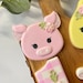 1 Dozen - Pink Barnyard Farm Animals Birthday Cookie Favors - Etsy