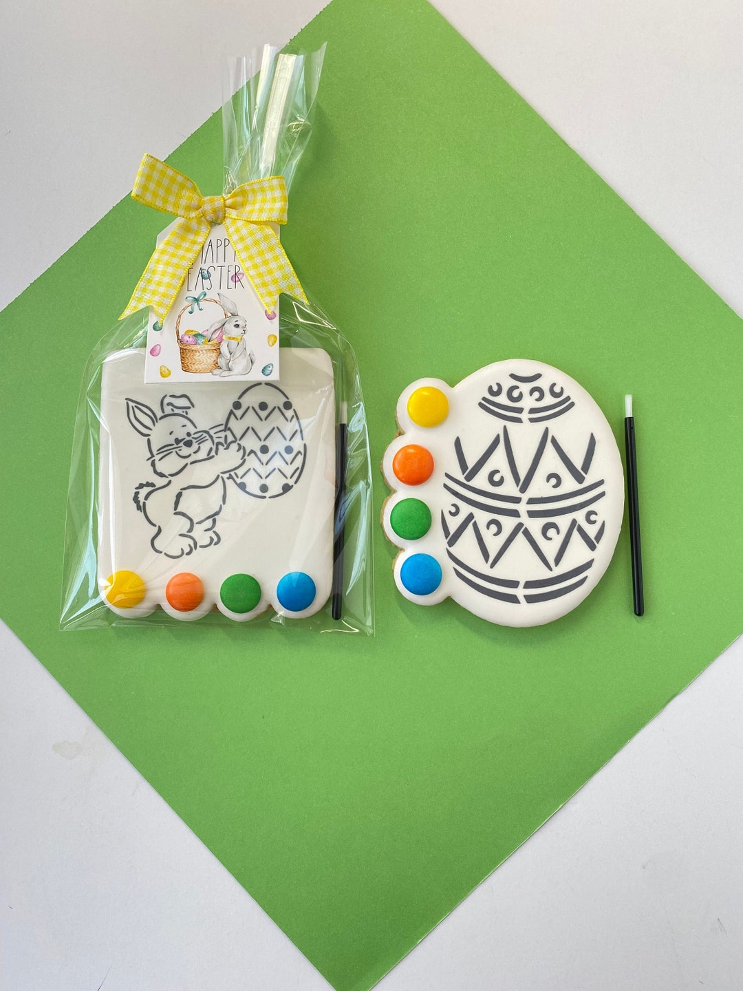 1 Pc Paint Your Own Easter Cookie, Choice of Bunny And/or Egg. Easter ...