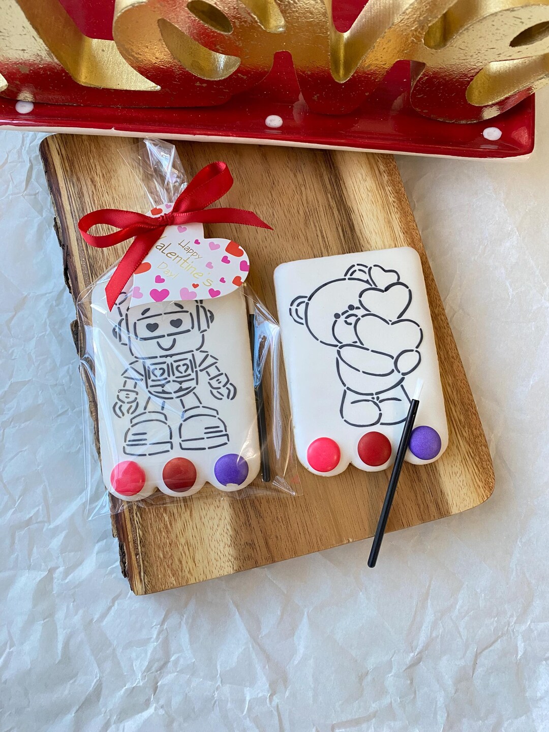 Valentine's Day Craft for Girls & Boys, Paint Your Own Valentine's Day ...