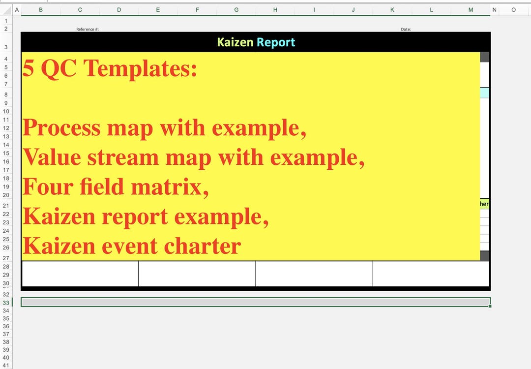 5 QC Templates: Process Map With Example, Value Stream Map With Example ...