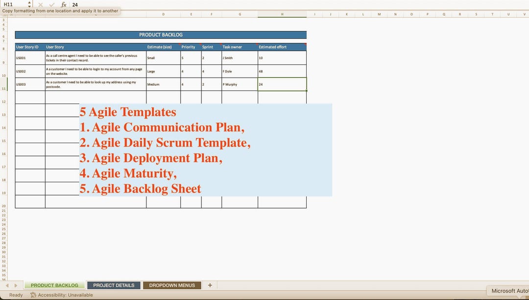 5 Agile Templates – Agile Communication Plan, Agile Daily Scrum ...