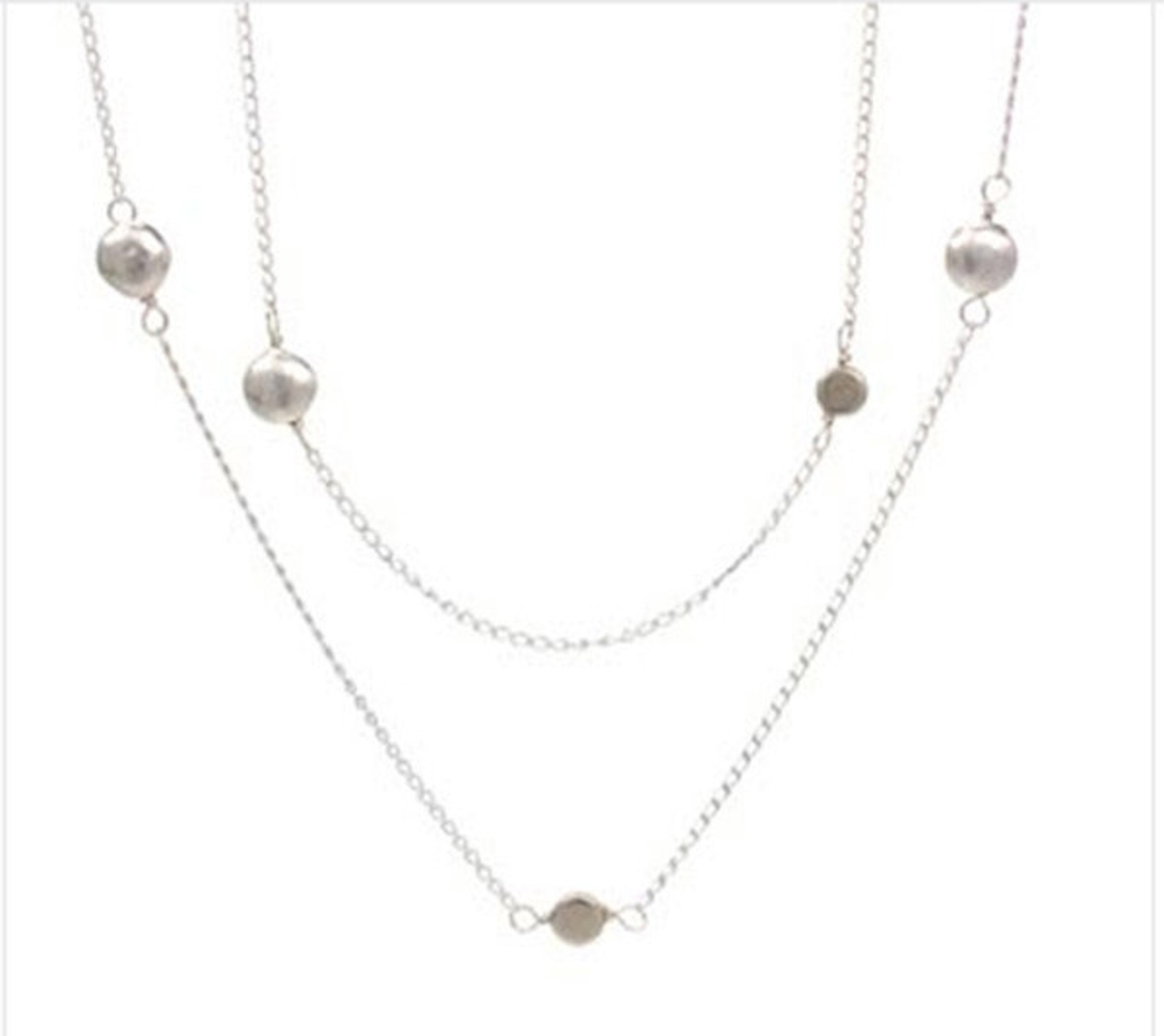 Long Gold Coin Necklace - Etsy