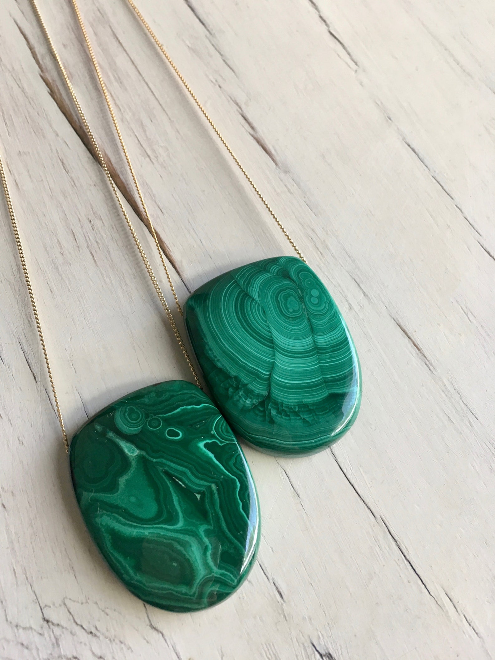 Malachite Necklace Malachite Jewelry Pendant Necklace Gemstone | Etsy