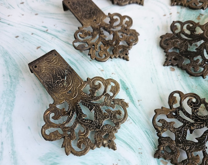Decorative Door Hinges | Ornate Brass Door Furniture | Vintage Faux ...