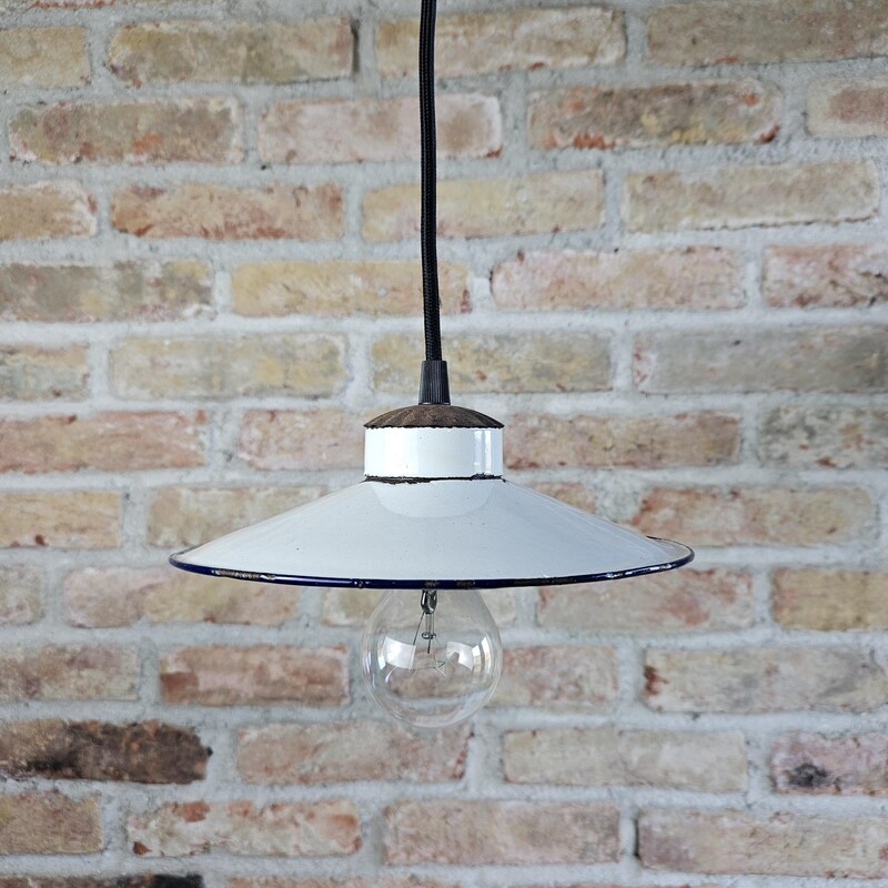 Enamel Pendant Light Shade - Etsy