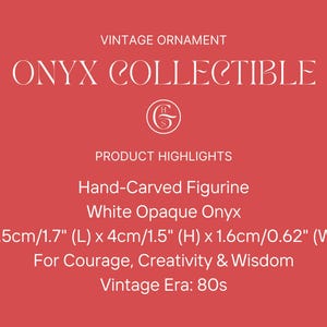 Vintage Onyx Rabbit | Hand Carved Bunny | Courage Strength & Protection ...