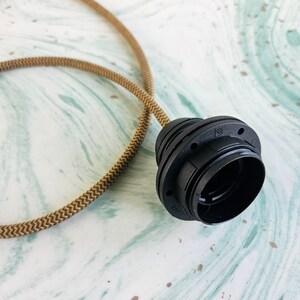 Custom Textile Cable Lamp Kit | 3 Core DIY Electrical Fabric Flex | Duo ...