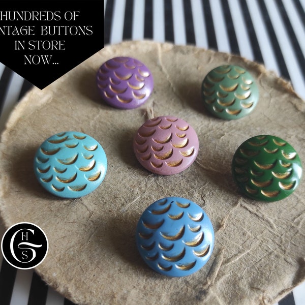 Embossed Button - Etsy