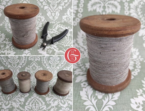 Vintage Wooden Spool of Wire Crafting Reel of Wire Heavy - Etsy