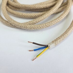 Custom Textile Cable Lamp Kit | 3 Core DIY Electrical Fabric Flex ...