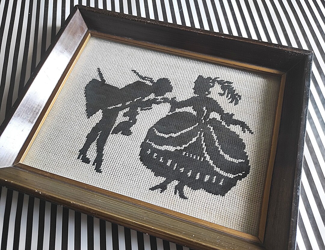 Victorian Shadow Embroidery Picture | the Courtship by 'wiehler ...