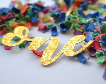 Rainbow confetti | Etsy