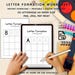 Printable Letter Formation Chart | Letter Tracing Worksheet for Kids ...