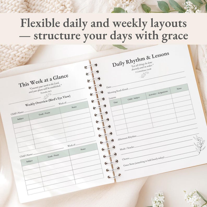 Printable Homeschool Planner for Multiple Children | Charlotte Mason ...