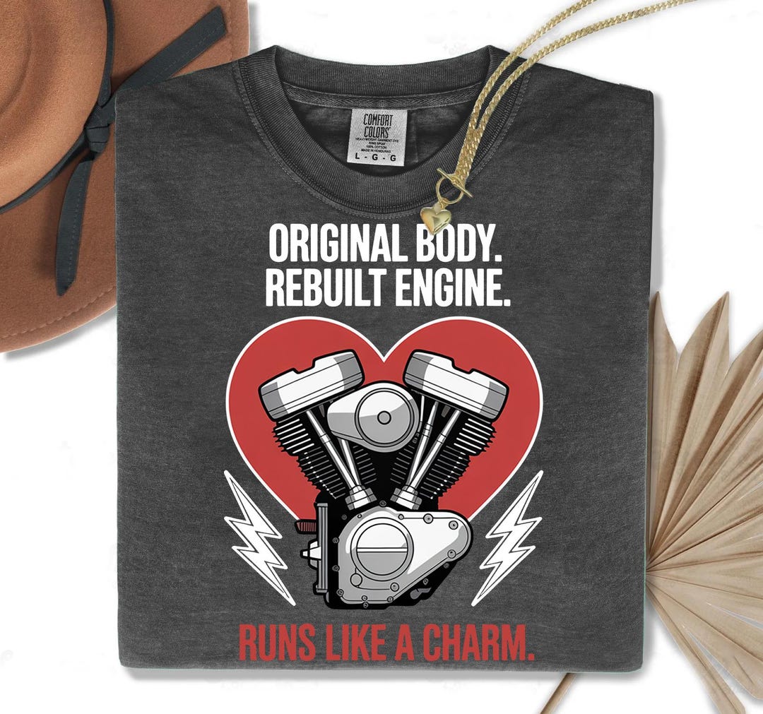Comfort Colors® Original Body Rebuilt Engine Shirt – Heart Surgery ...