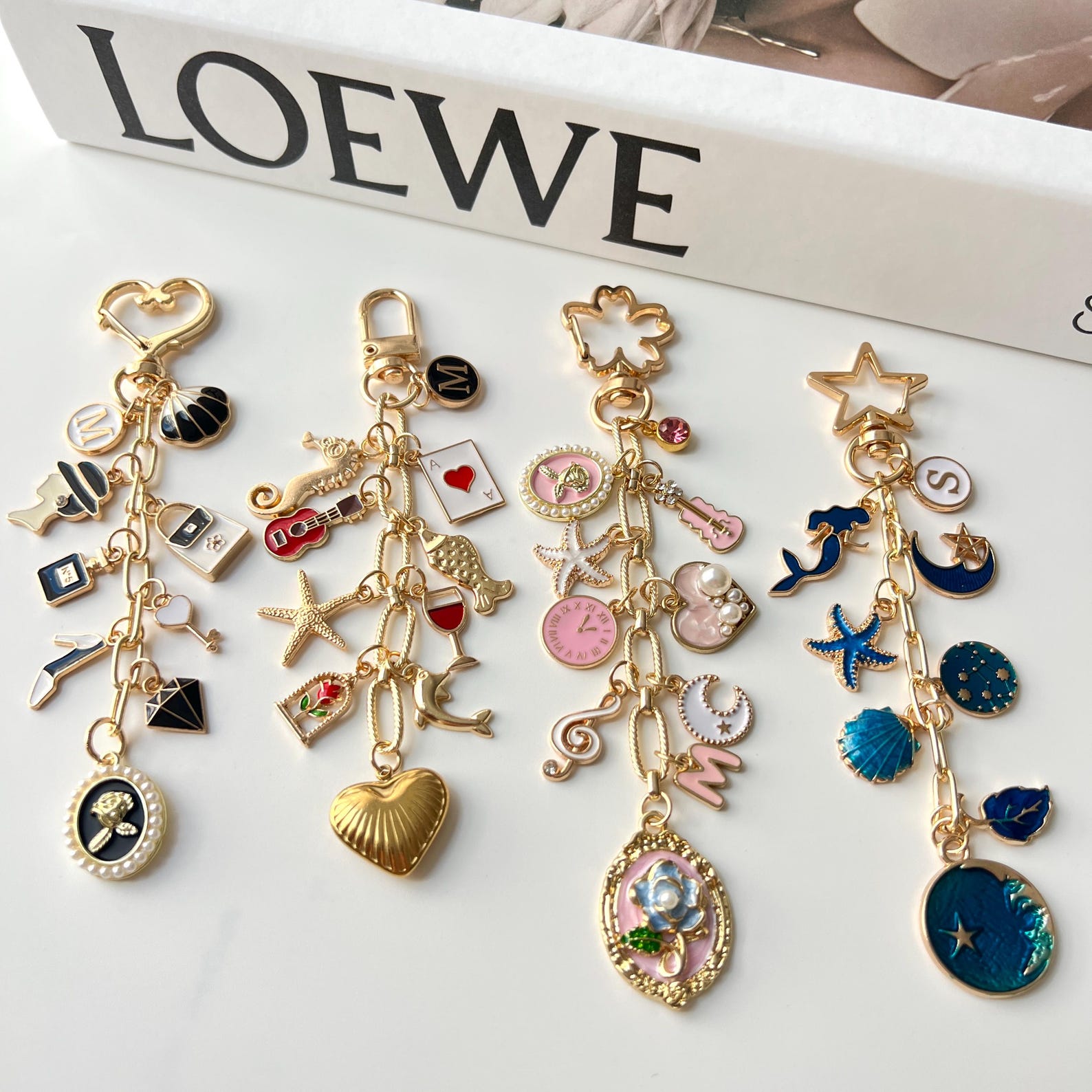 Make Your Own Charm Keychain, Personalized Purse & Bag Charm, Unique ...